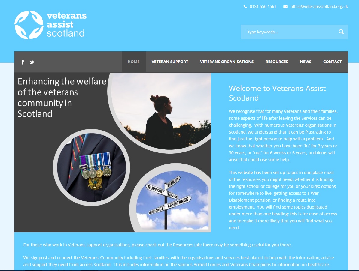 Welcome to Veterans Scotland